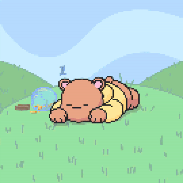 Chill Bear Club - Pixel Avatars #1904